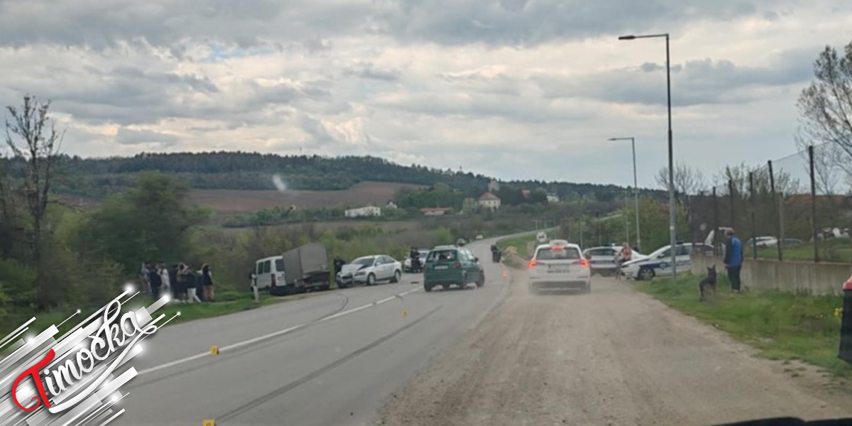 Судар четири возила код Зајечара